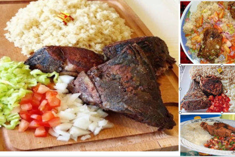 Attiéké poisson grillé de la cuisine ivoirienne: Plat incontournable